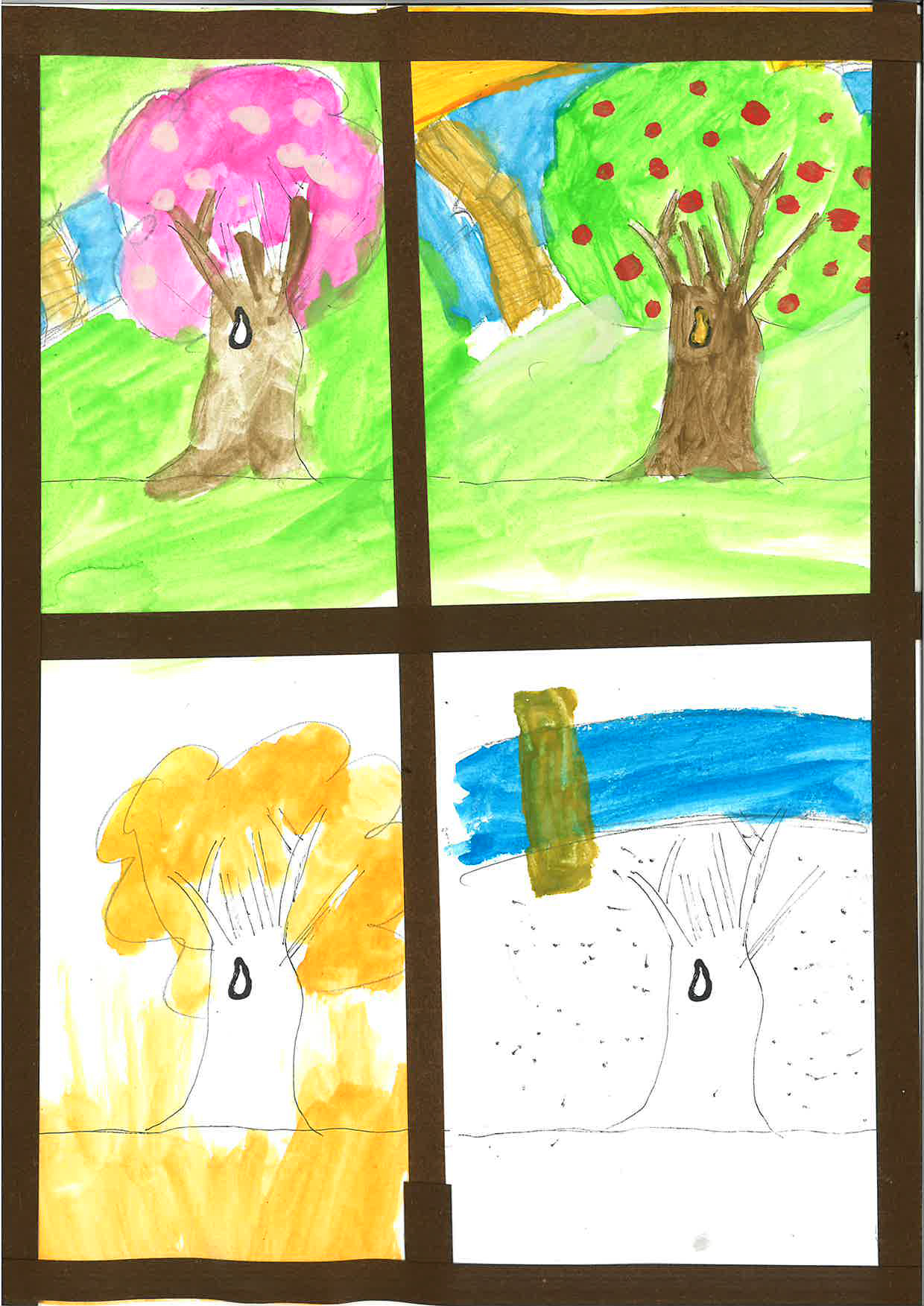 Les 4 saisons - école sans l'école