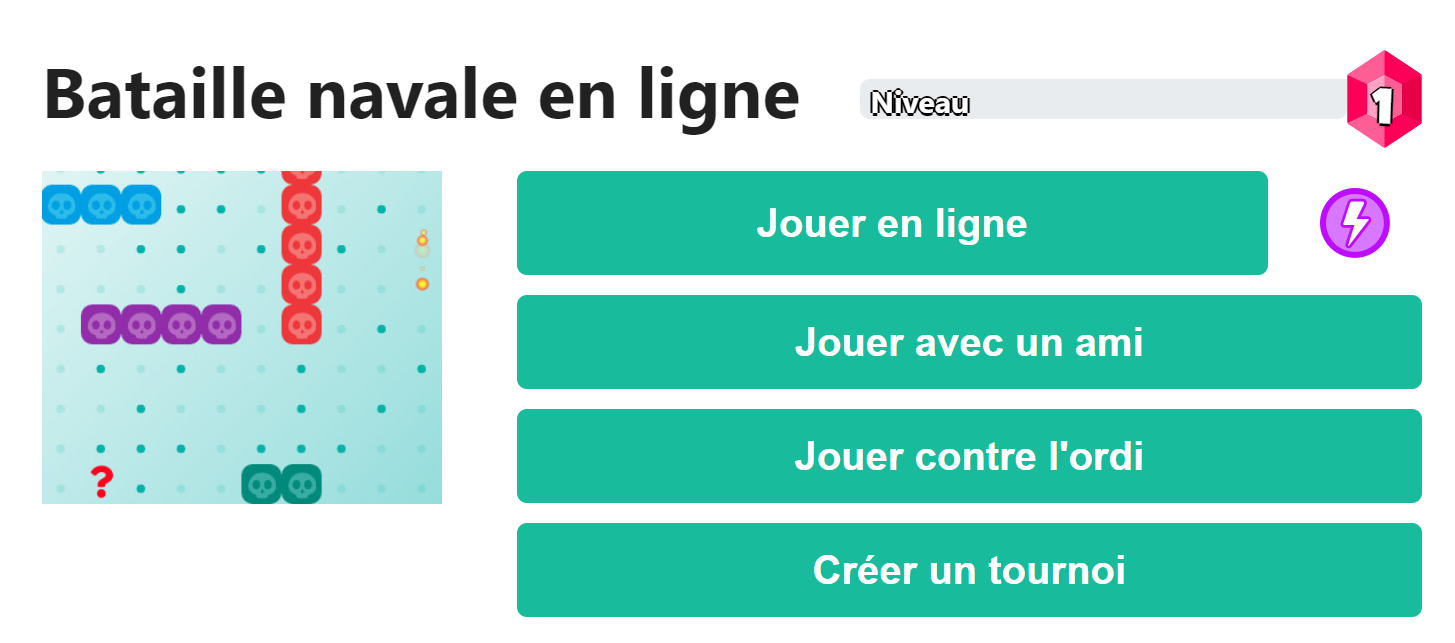 Bataille navale - école sans l'école